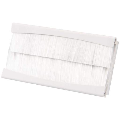 M2 Grid 100mm x 50mm Euro Brush Module White (3210-343) | CEF