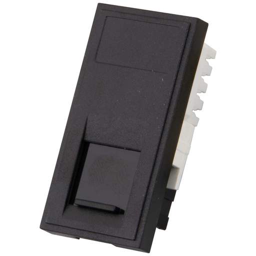 M2 Grid RJ45 CAT6 Euro Module Black (3280-308) | CEF