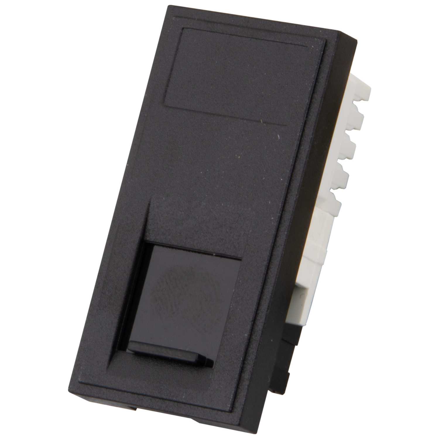 M2 Grid RJ45 CAT6 Euro Module Black (3280-308) | CEF