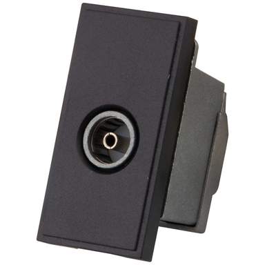 M2 Grid Female Coax Euro Module Black (3280-331) | CEF