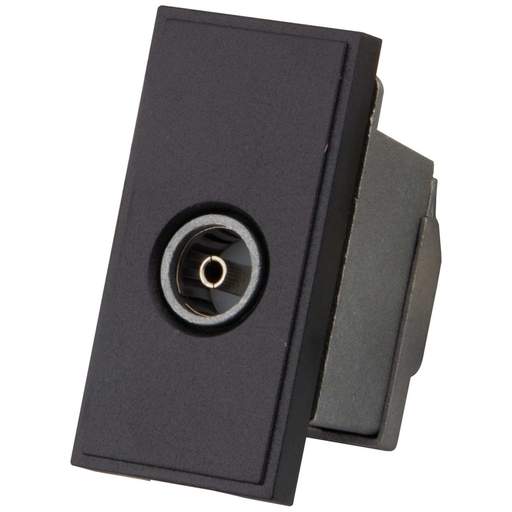 M2 Grid Female Coax Euro Module Black (3280-331) | CEF