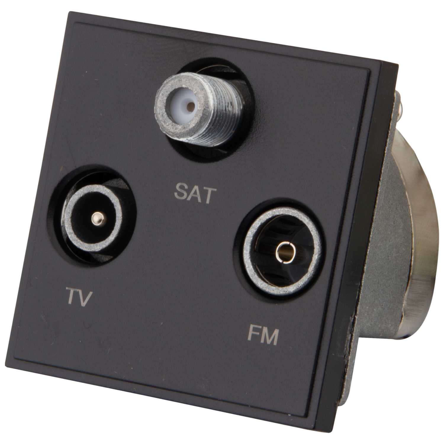 M2 Grid Television, Radio and Satellite Triplex Shielded Module Black ...