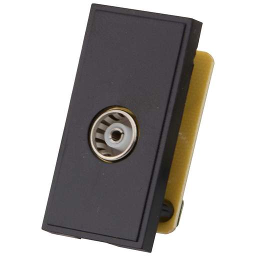 M2 Grid TV Coax Euro Module Black (3280-336) | CEF