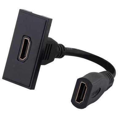 M2 Grid HDMI Euro Module Black (3280-345) | CEF