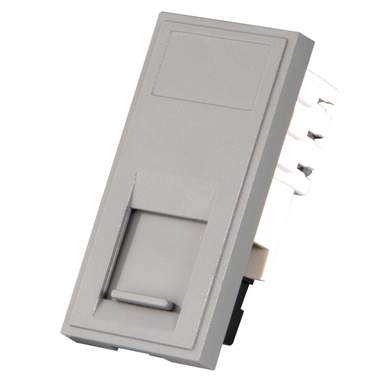 M2 Grid RJ45 CAT6A Euro Module Grey (3290-311) | CEF