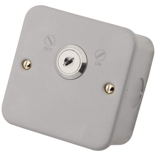 M2 Metal 20A DP Lockable Key Switch Metal Clad (4021-060) | CEF