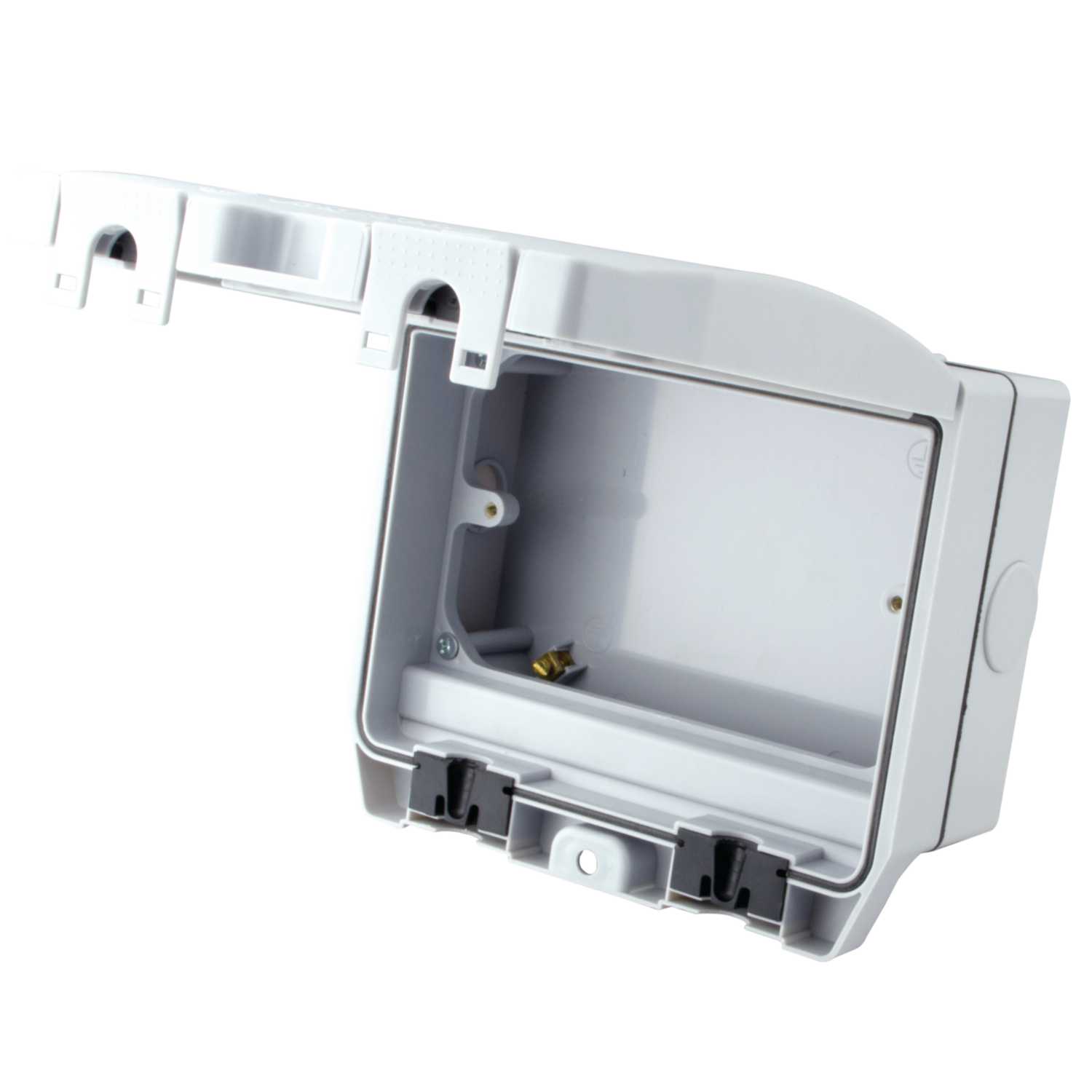 M2 Weatherproof 2 Gang Enclosure with Solid Grey Lid IP66 (5090-561) | CEF