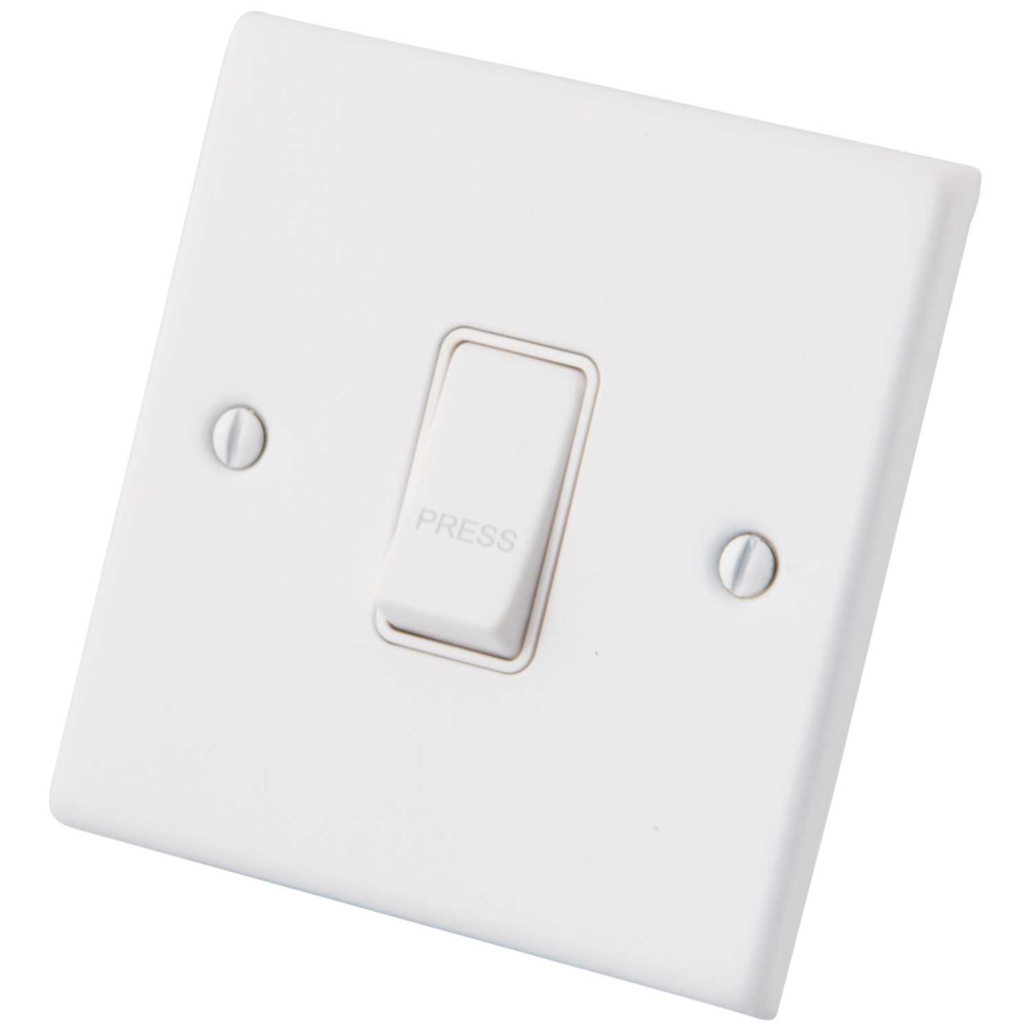 M2 Decorative 10A 1 Gang 2 Way Retractive Switch White Insert Painted ...