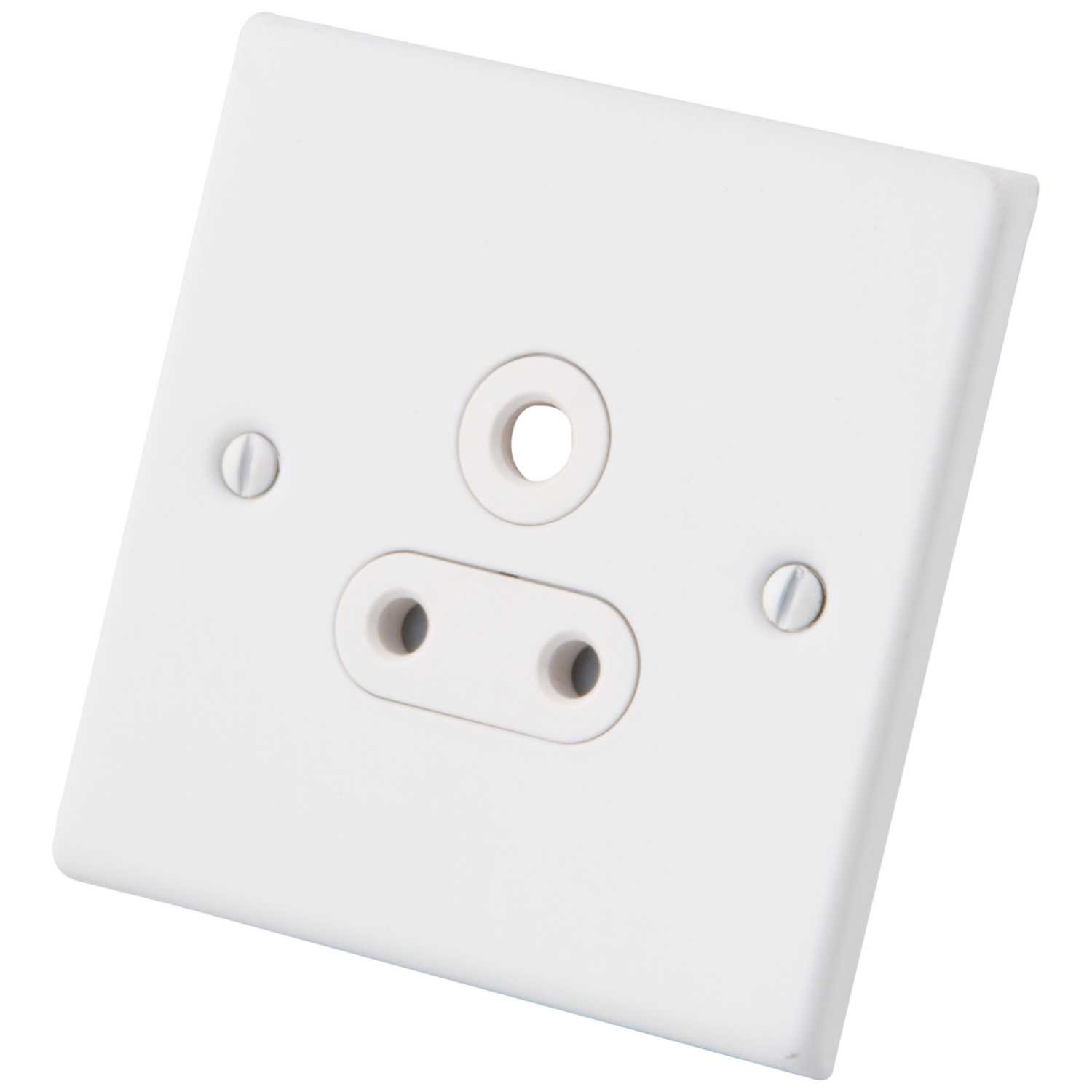 M2 Decorative 5A 1 Gang Unswitched Single Socket White Insert Painted ...