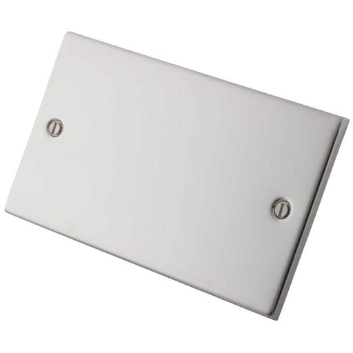 M2 Decorative 2 Gang Blank Plate Polished Stainless Steel (6040-031) | CEF