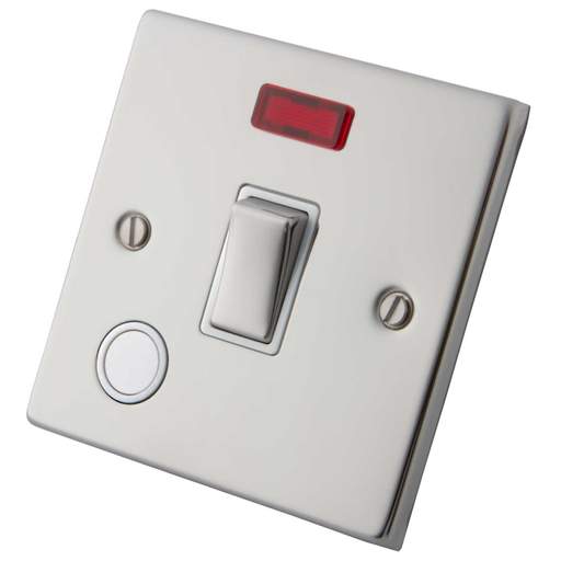 M2 Decorative 20A DP Switch with Neon and Flex Outlet White Insert ...