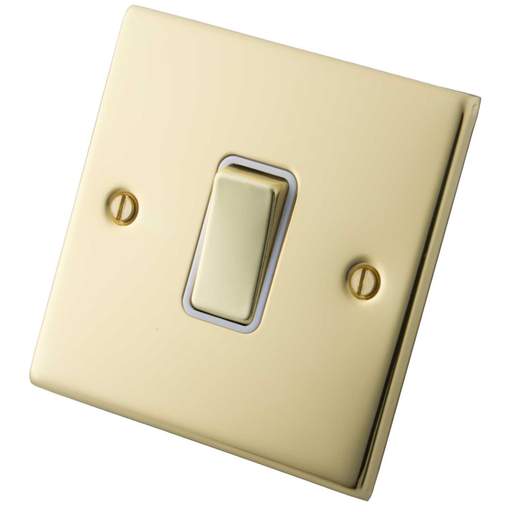 M2 Decorative 10A 1 Gang Intermediate Switch White Insert Polished ...