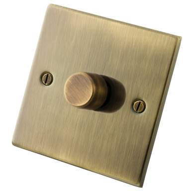 M2 Decorative 400W 1 Gang Intelligent Dimmer Antique Brass (6060-025) | CEF