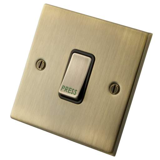 M2 Decorative 10A 1 Gang 2 Way Retractive Switch Black Insert Antique ...