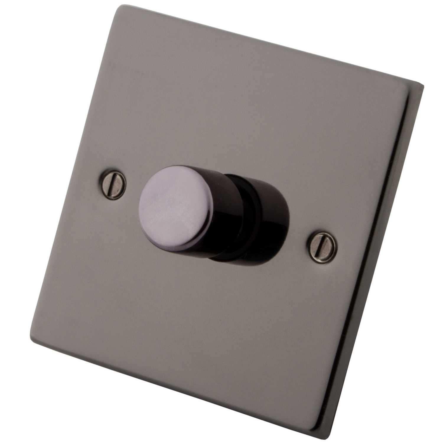 M2 Decorative 400W 1 Gang Intelligent Dimmer Black Nickel (6070-025) | CEF