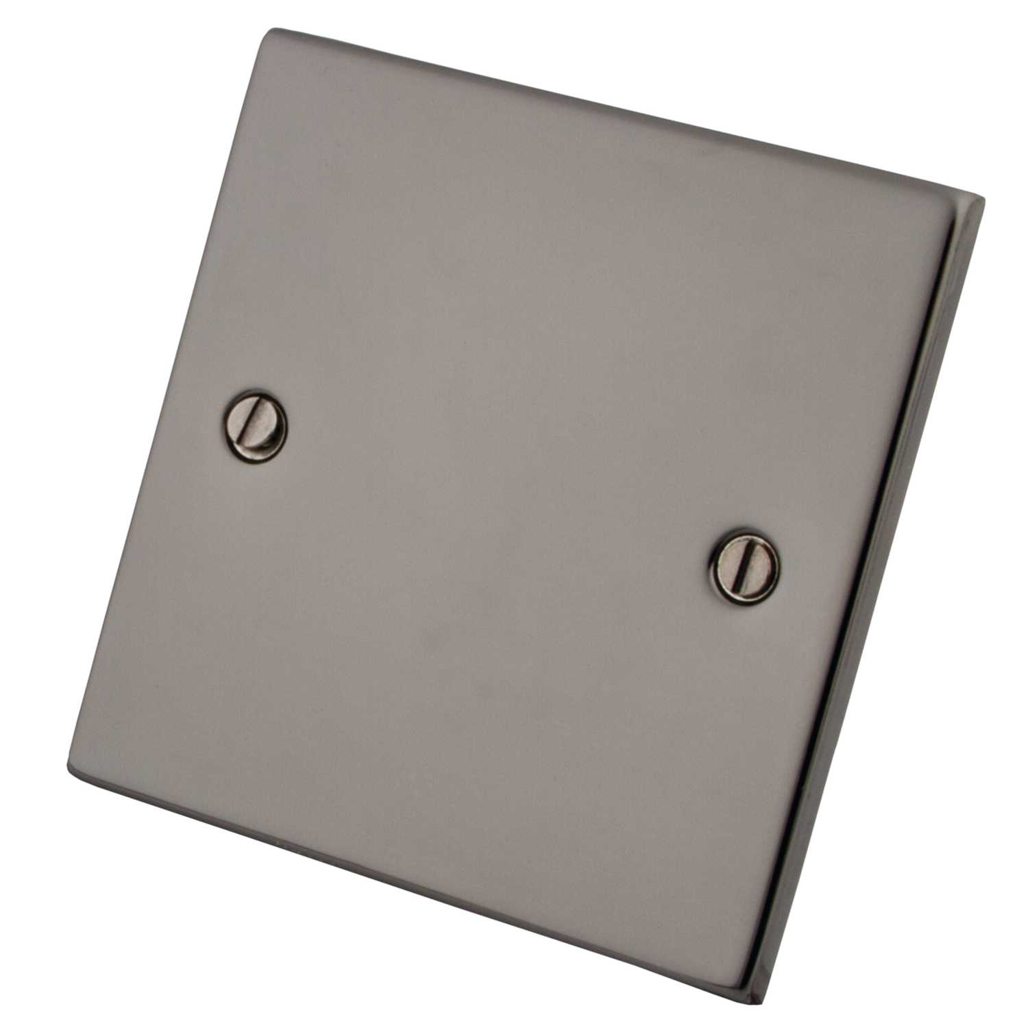 M2 Decorative 1 Gang Blank Plate Black Nickel (6070-030) | CEF