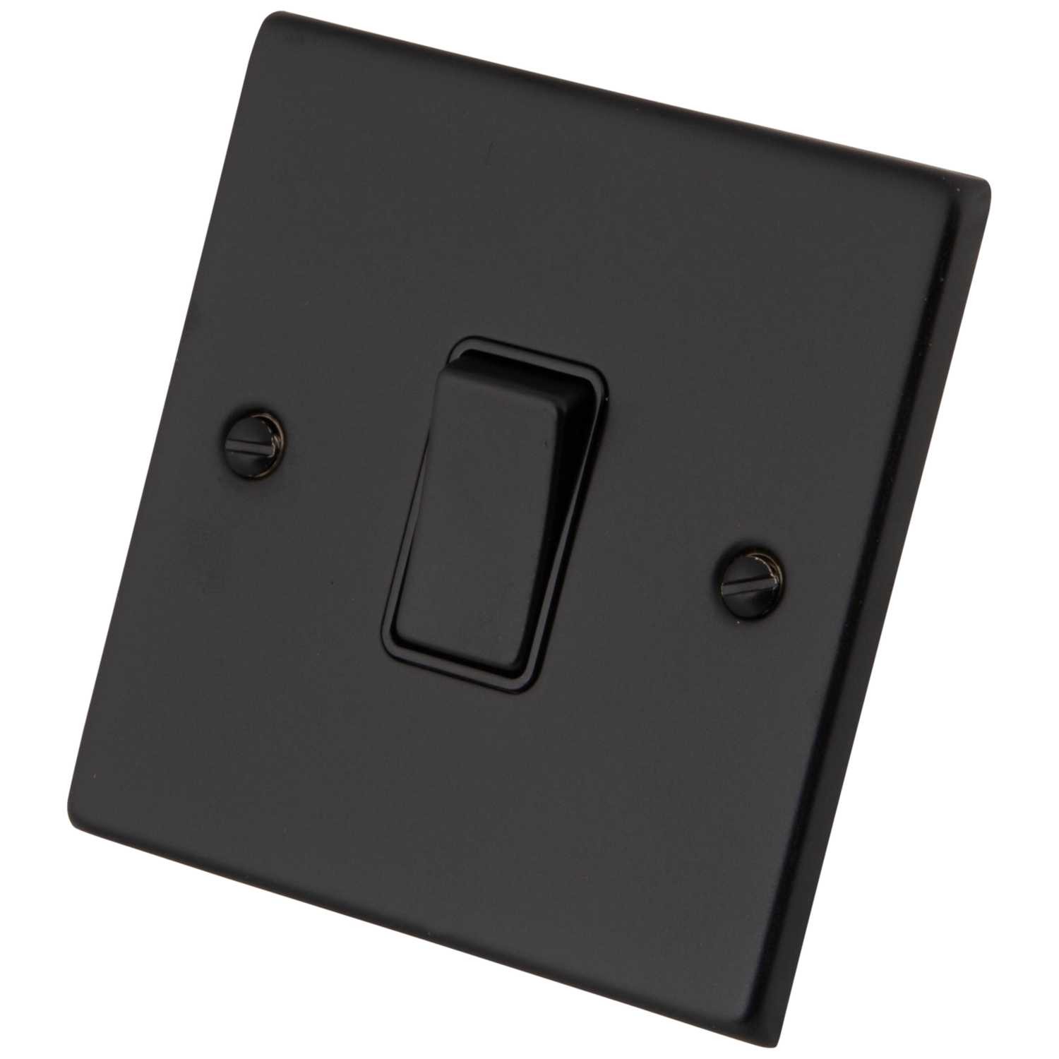 M2 Decorative 20A DP Switch Black Insert Painted Matt Black (6082-050 ...
