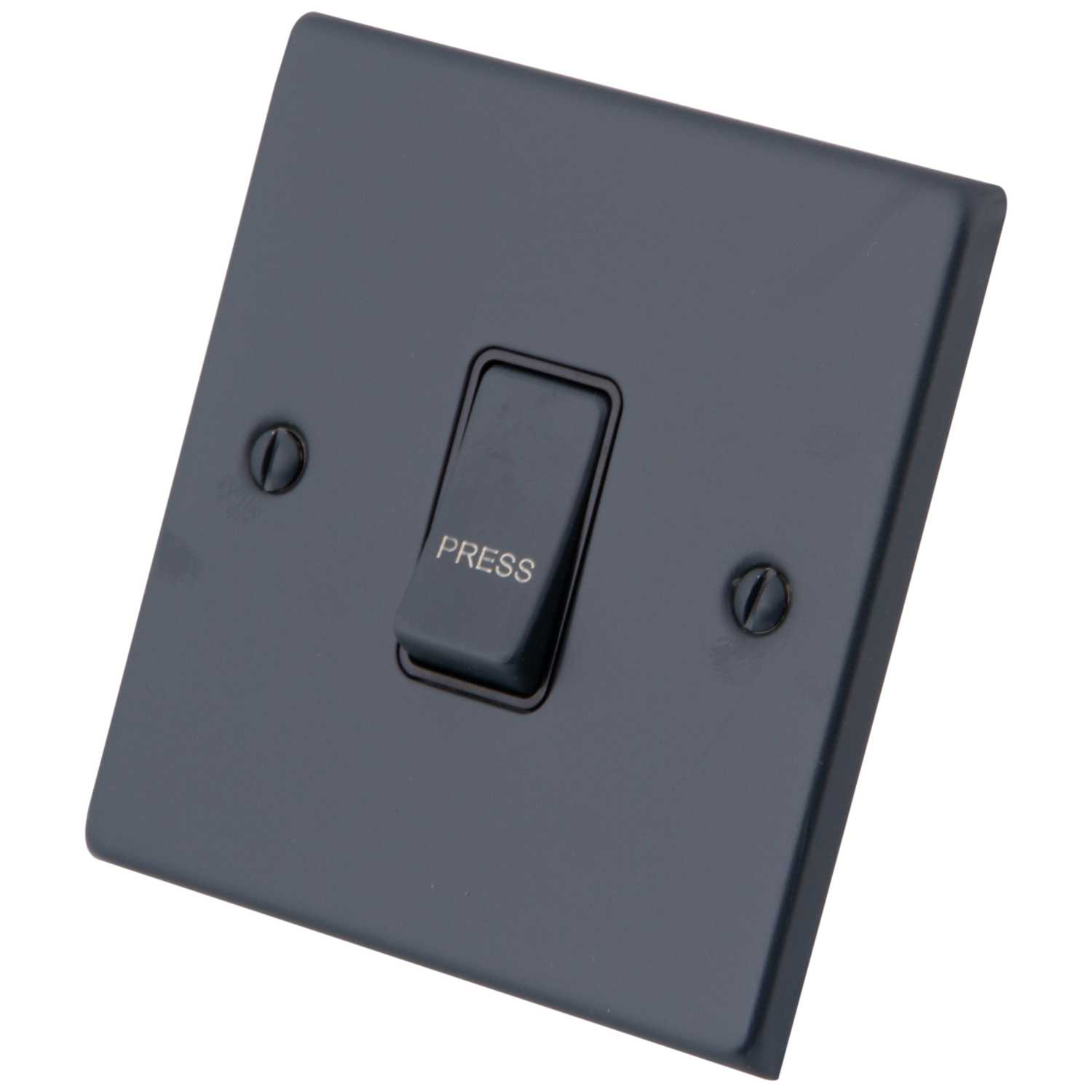 M2 Decorative 10A 1 Gang 2 Way Retractive Switch Black Insert Granite ...
