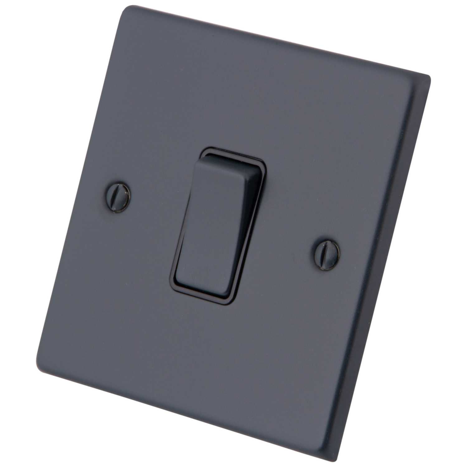M2 Decorative 20A DP Switch Black Insert Granite Blue (6103-050) | CEF