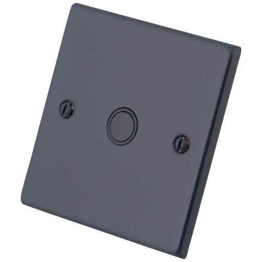M2 Decorative 20A Flex Outlet Black Insert Granite Blue (6103-055) | CEF