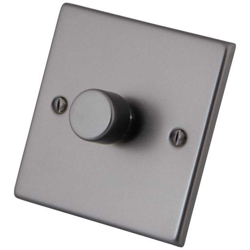 M2 Decorative 400W 1 Gang Intelligent Dimmer Gunmetal (6104-025) | CEF