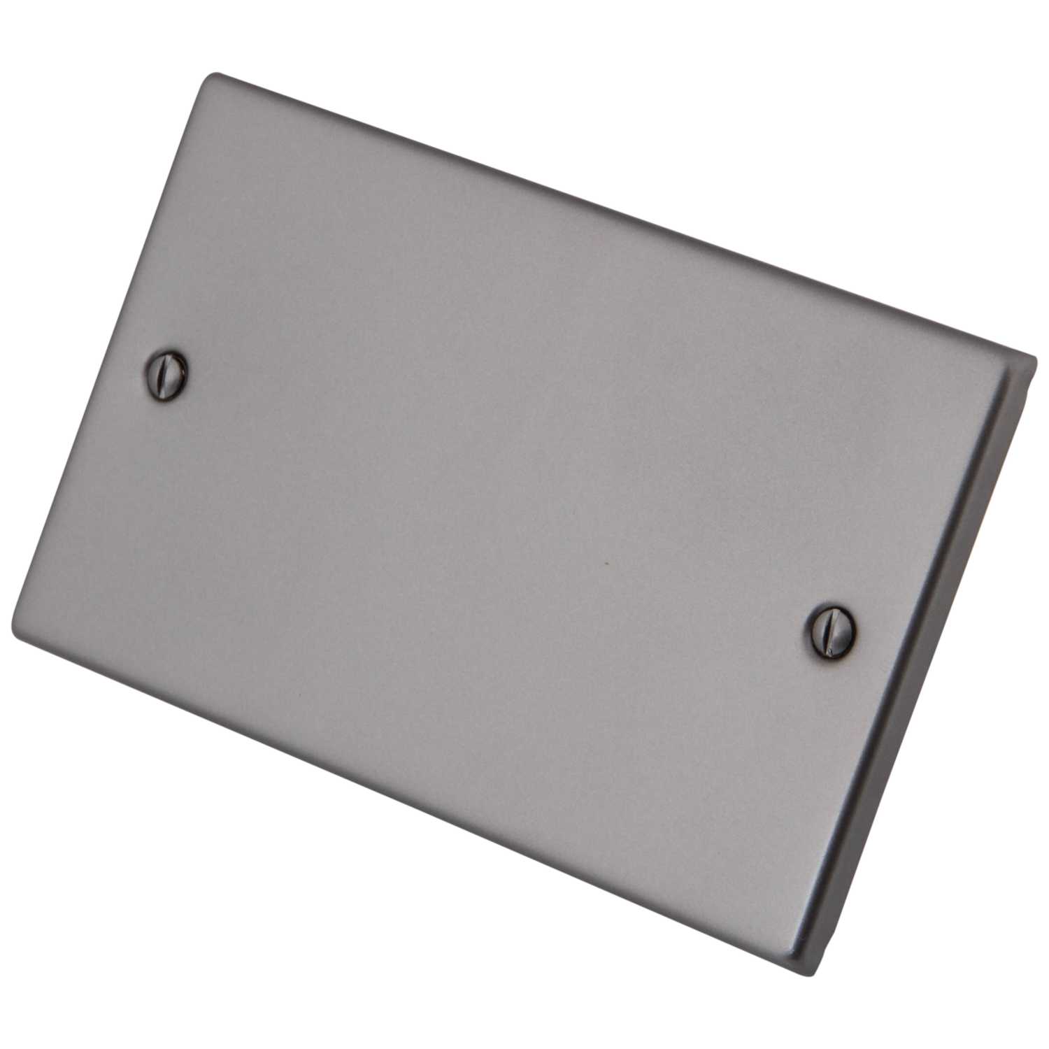 M2 Decorative 2 Gang Blank Plate Gunmetal (6104-031) | CEF