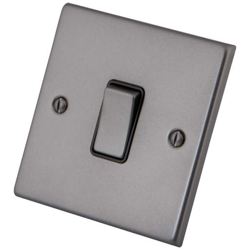 M2 Decorative 20A DP Switch Black Insert Gunmetal (6104-050) | CEF