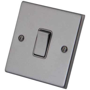 M2 Decorative 10A 1 Gang Intermediate Switch Grey Insert Gunmetal (6105 ...