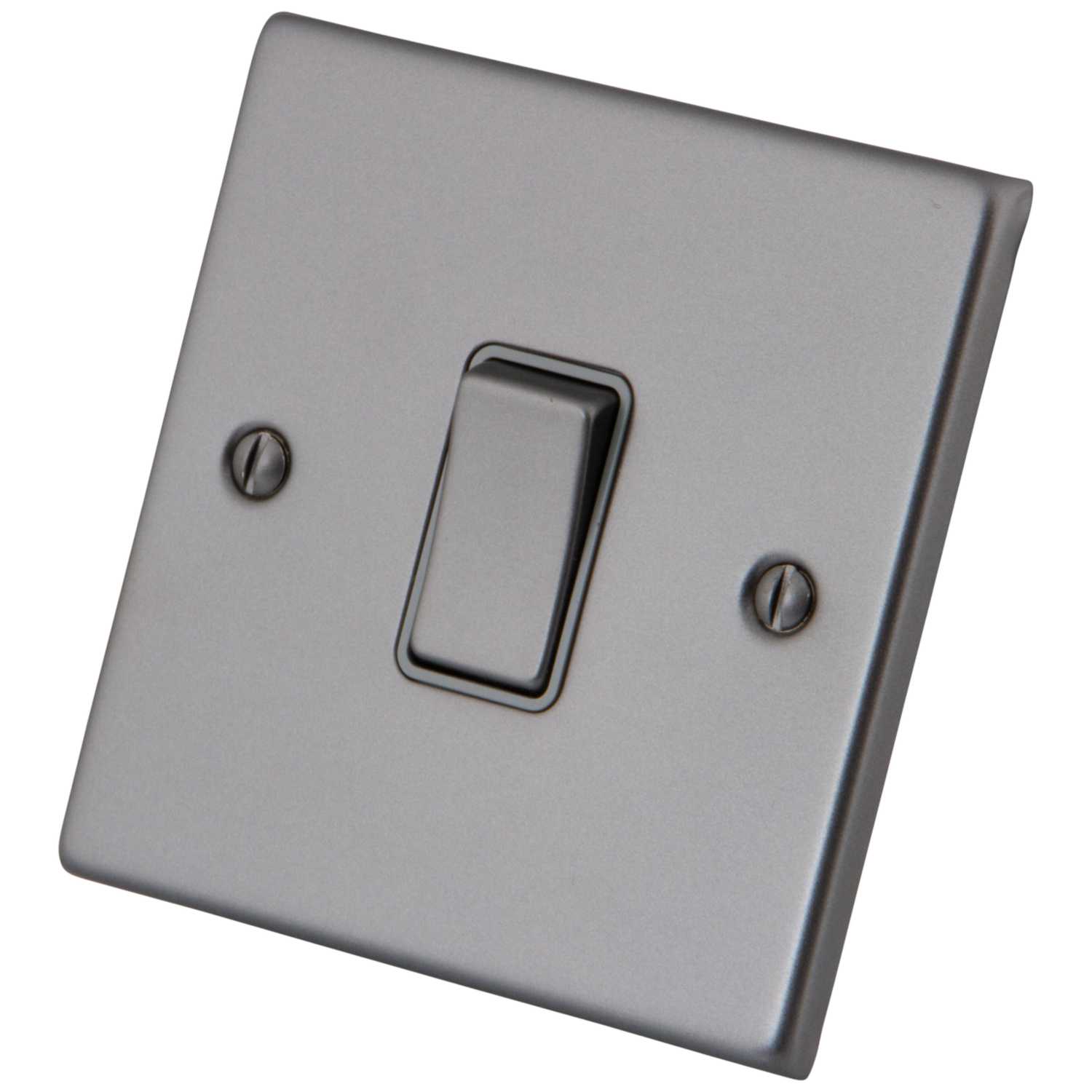 M2 Decorative 10A 1 Gang Intermediate Switch Grey Insert Gunmetal (6105 ...