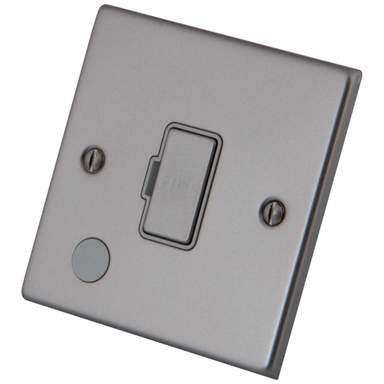 M2 Decorative 13A Unswitched Fused Spur with Flex Outlet Grey Insert ...