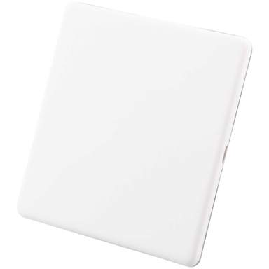 M2 Decorative Screwless 1 Gang Blank Plate Painted Matt White (6510-030 ...