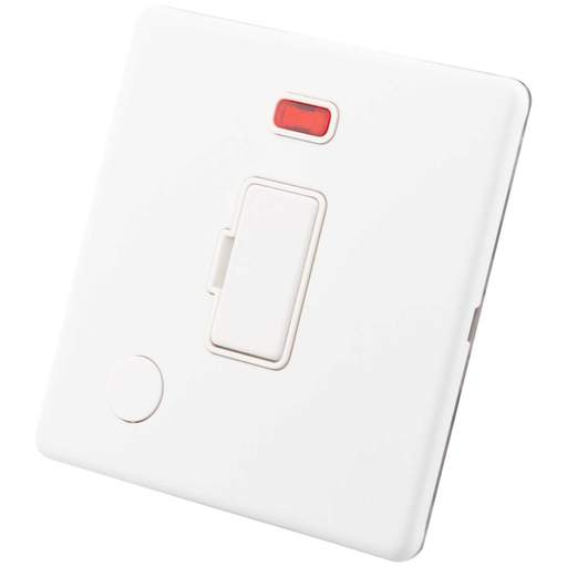 M2 Decorative Screwless 13A Unswitched Fused Spur with Neon and F ...