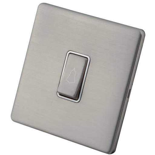 M2 Decorative Screwless 10A 1 Gang Retractive Switch White Insert ...