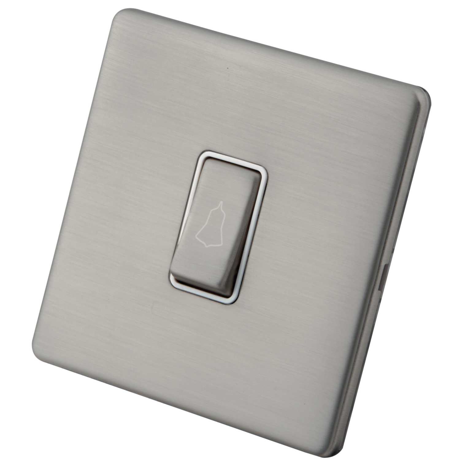 M2 Decorative Screwless 10A 1 Gang Retractive Switch White Insert ...