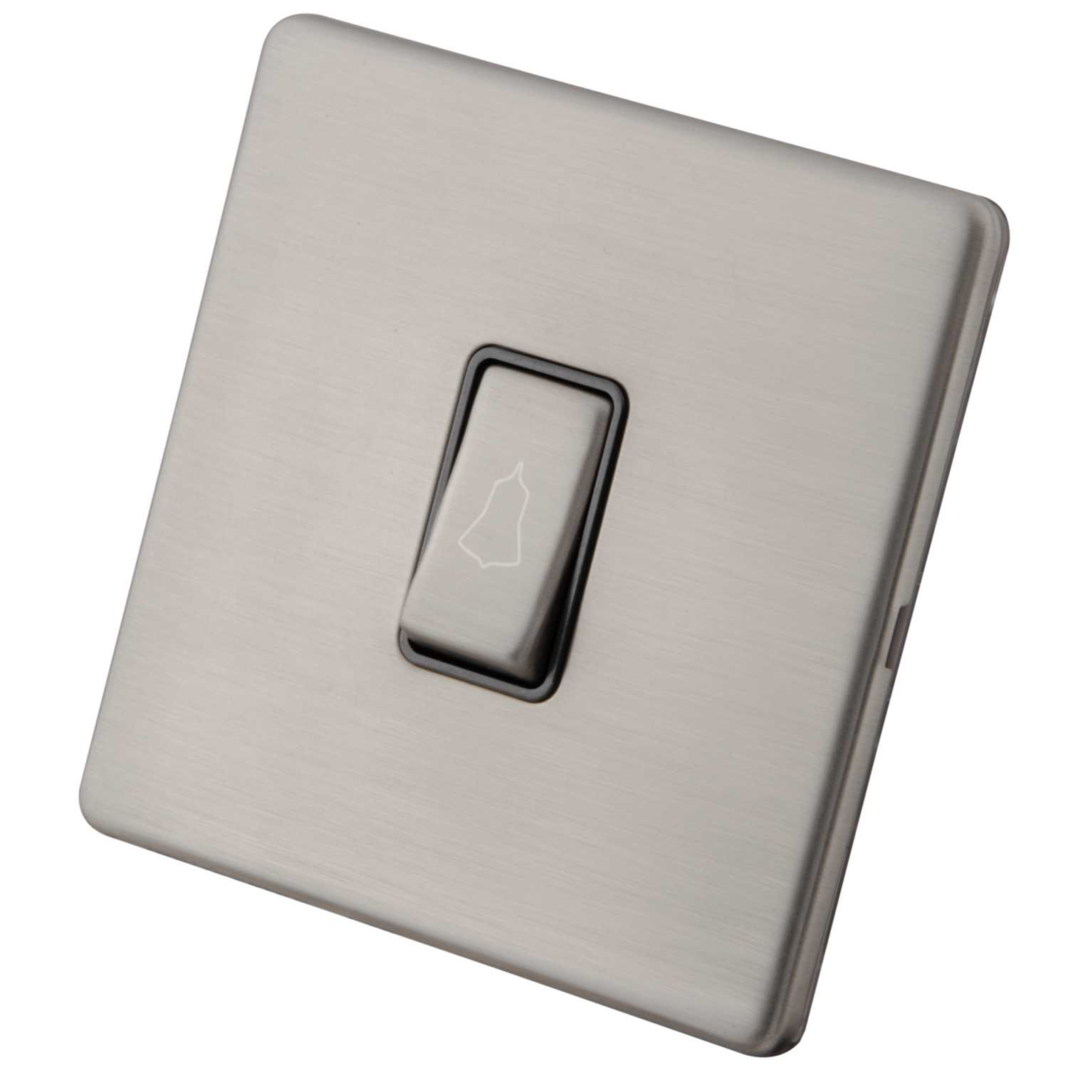 M2 Decorative Screwless 10A 1 Gang 2 Way Retractive Switch Grey Insert ...