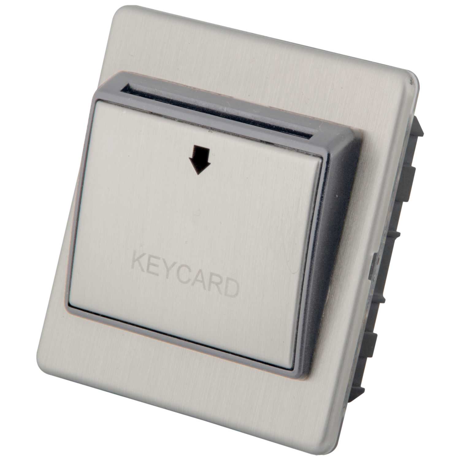 M2 Decorative Screwless 32A Key Card Switch Grey Insert Brushed ...