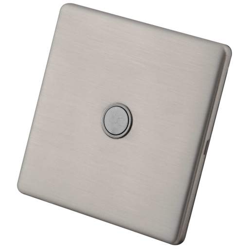 M2 Decorative Screwless 20A Flex Outlet Grey Insert Brushed Stainless ...