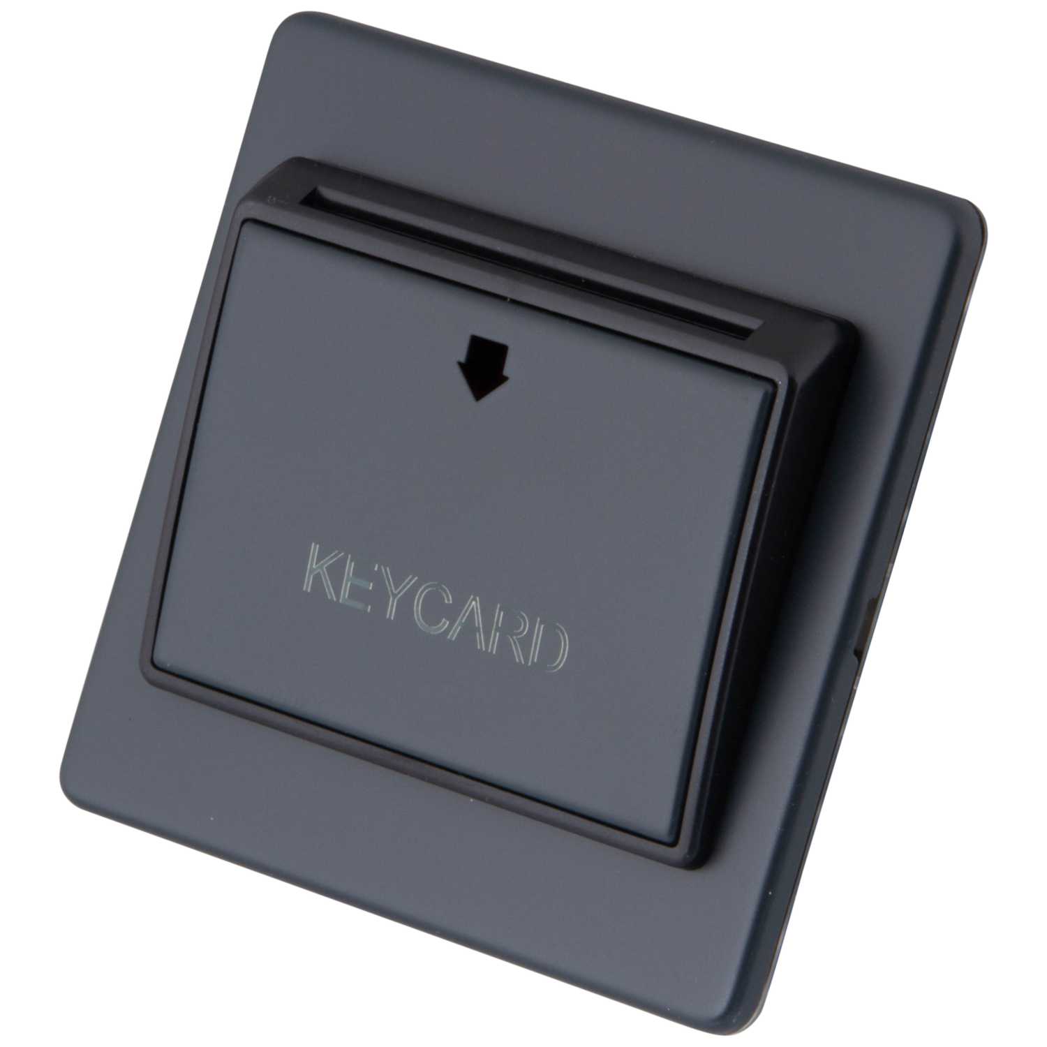 M2 Decorative Screwless 32A Key Card Switch Black Insert Granite Blue ...