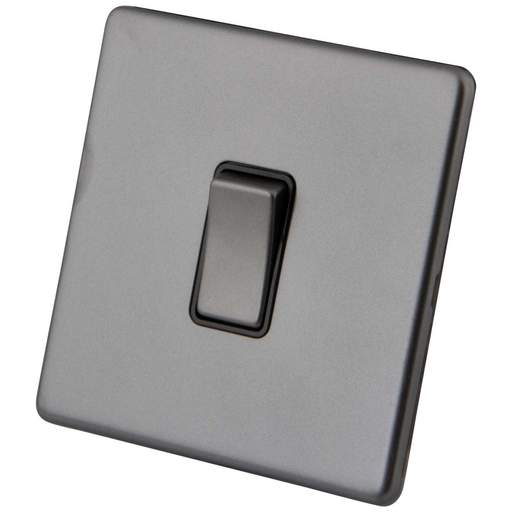 M2 Decorative Screwless 10A 1 Gang Intermediate Switch Black Insert ...