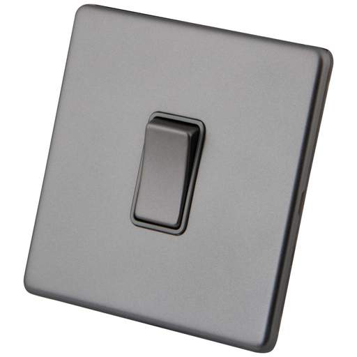 M2 Decorative Screwless 10A 1 Gang Intermediate Switch Grey Insert ...