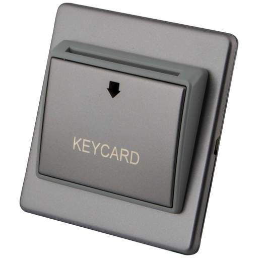 M2 Decorative Screwless 32A Key Card Switch Grey Insert Gunmetal (6605 ...