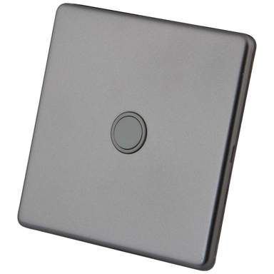 M2 Decorative Screwless 20A Flex Outlet Grey Insert Gunmetal (6605-055 ...