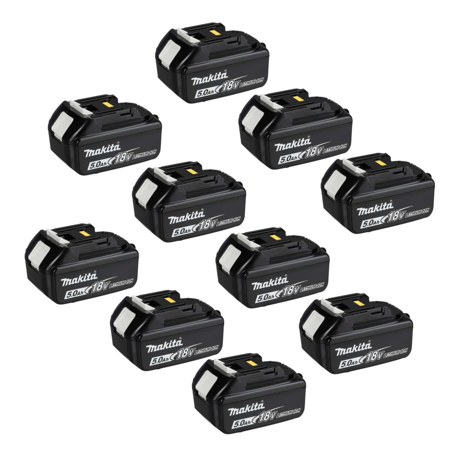 Makita BL1850B 18V 5.0Ah Lithium-Ion Battery (Pack of 10) (632F15-10) | CEF