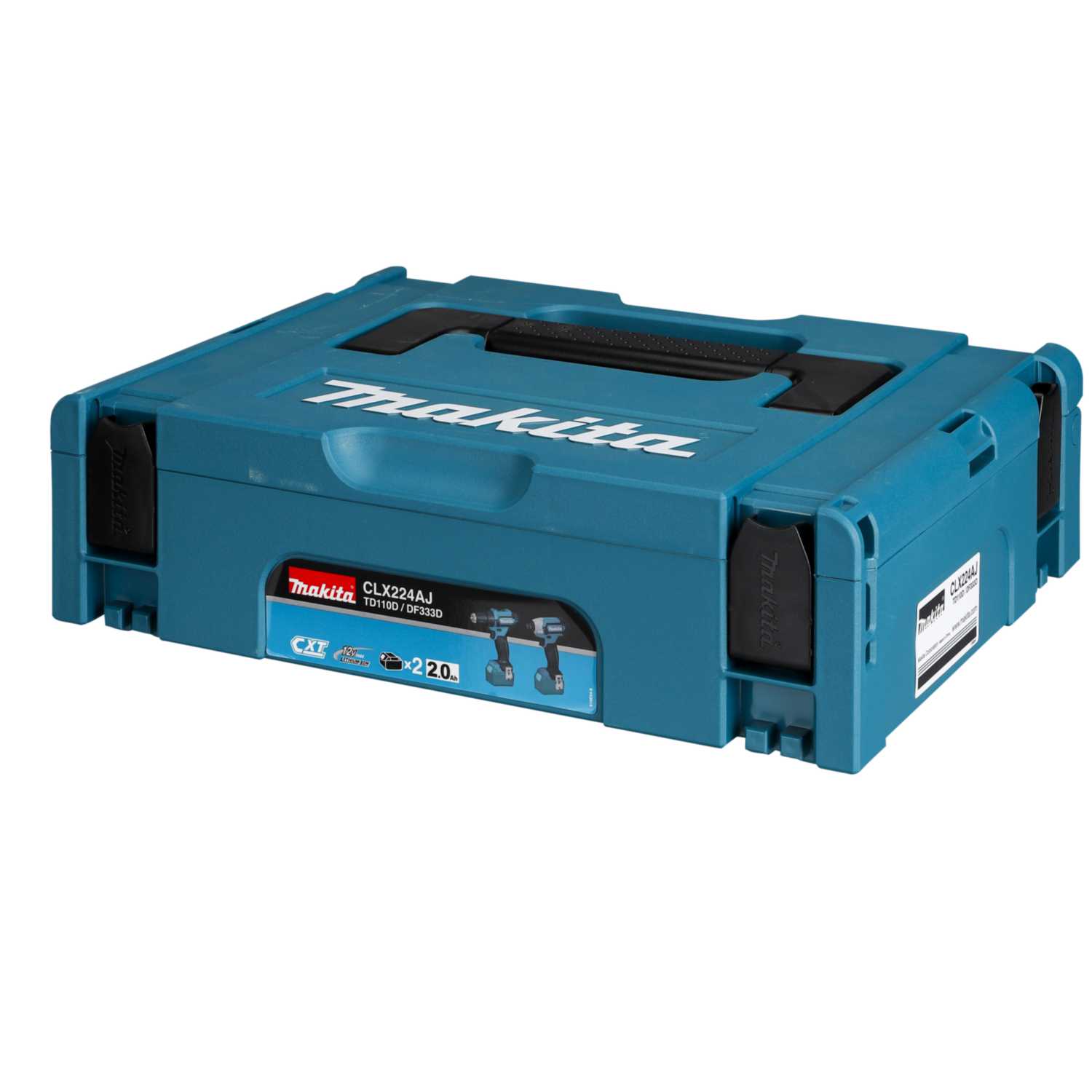 Makita CLX224AJ 12V CXT Drill Driver and Impact Driver Kit with 2 x 2 ...
