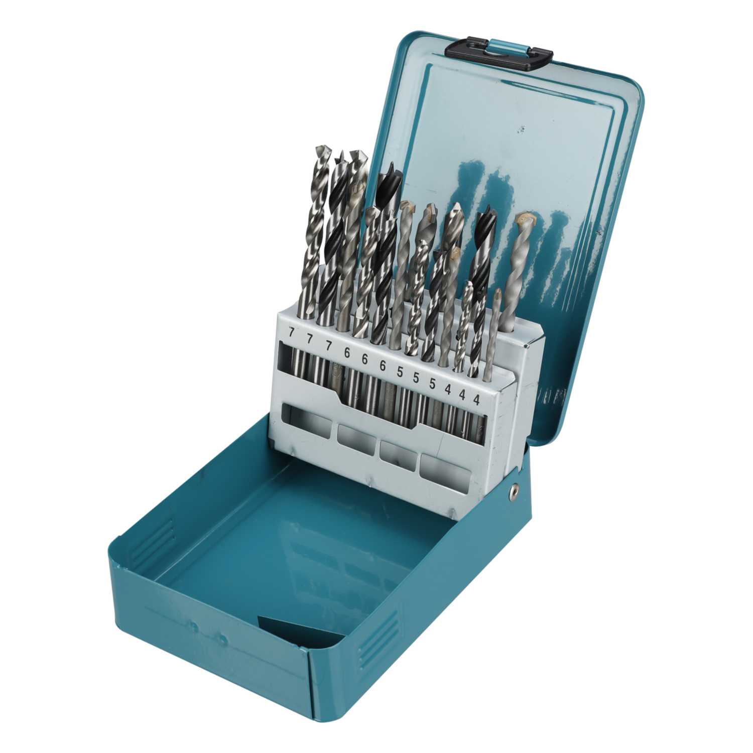 Makita 18 Piece Mixed Drill Set Metal Box (D-47173) | CEF