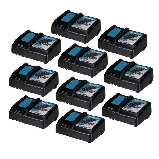 Makita DC18RC/10 Compact Battery Charger (Pack of 10) (DC18RC/10) | CEF