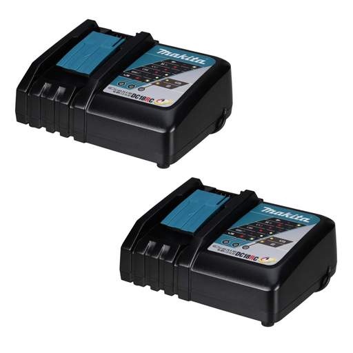 Makita DC18RC/2 Compact Battery Charger (Pack of 2) (DC18RC/2) | CEF