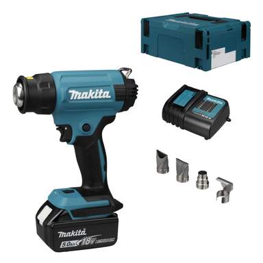 Makita DHG181RT1J 18V LXT Heat Gun with 1 x 5.0Ah Battery (DHG181RT1J ...