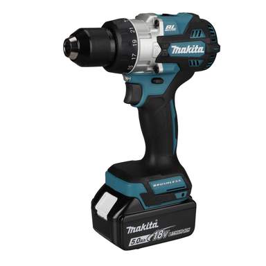 Makita DHP486RTJ 18V LXT Brushless Combi Drill with 2 x 5.0Ah Batteries ...