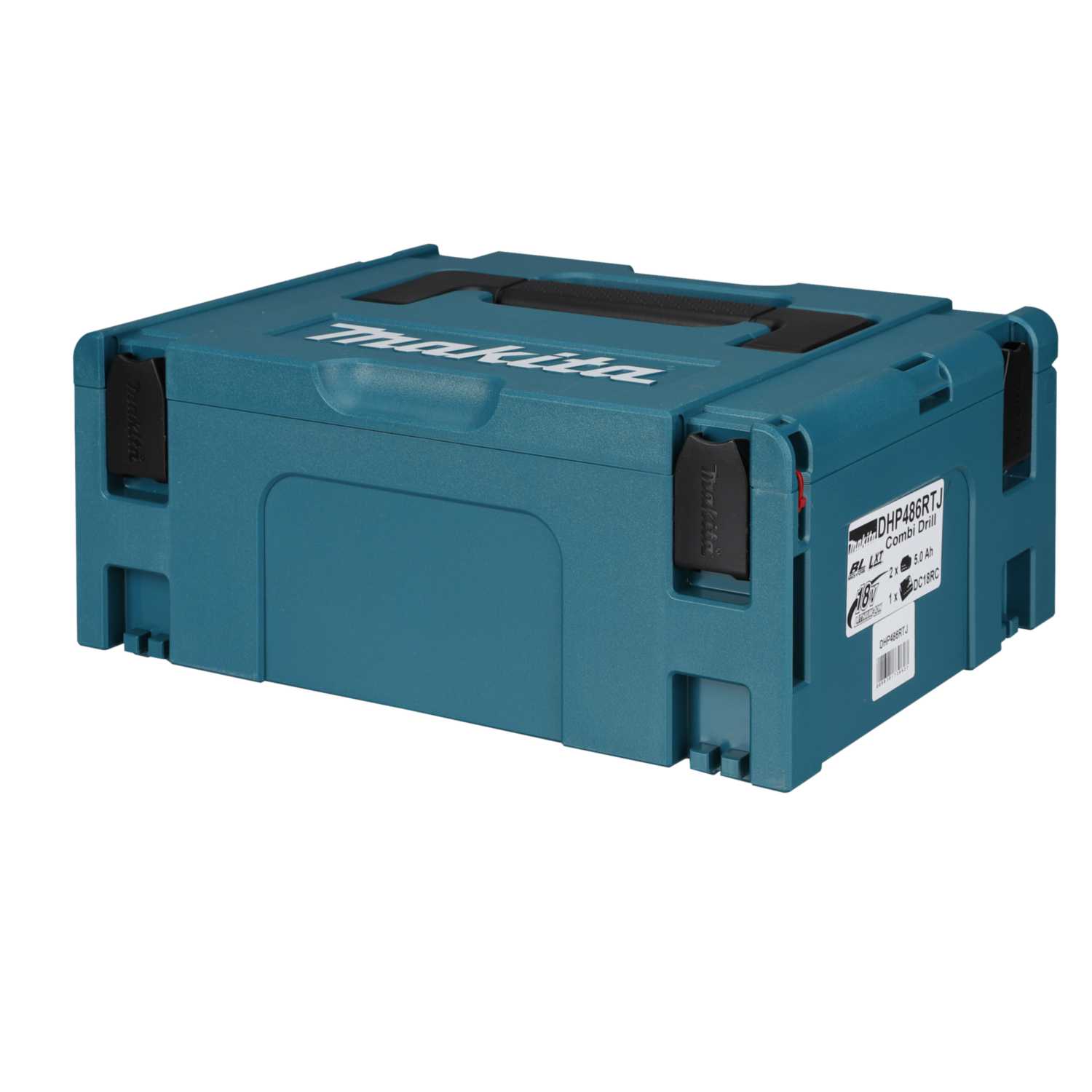 Makita DHP486RTJ 18V LXT Brushless Combi Drill with 2 x 5.0Ah Batteries ...